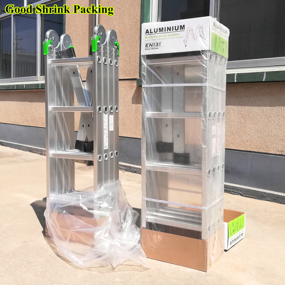 EN 131 4*4 Steps Aluminum Foldable Ladder from China manufacturer - EK ...