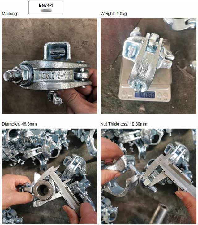 Best Price Drop Forged Clamp Fittings Right Angle Scaffold Double ...