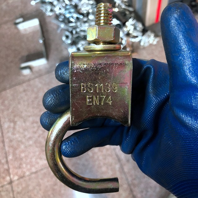 Scaffolding Fitting BS1139 Scaffold Clamp Coupler Pressed Toe Board ...