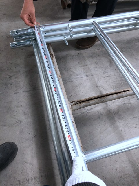 Hot Dip Galvanized HDG Spring Rivet Frame Scaffolding from China ...