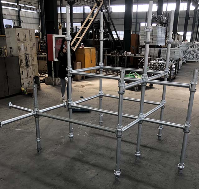 HDG Ledger Vertical Cuplock Scaffolding System from China manufacturer ...