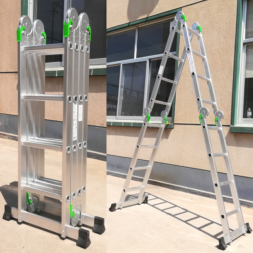 4X4 Steps Foldable Aluminum Ladder from China manufacturer - EK Scaffolding