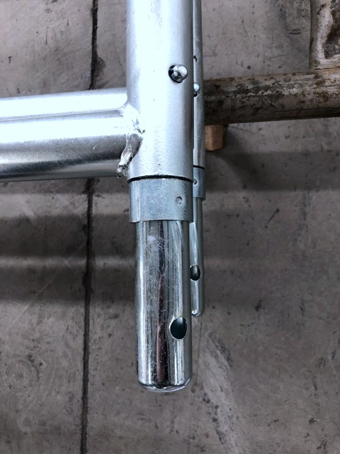 Hot Dip Galvanized HDG Spring Rivet Frame Scaffolding from China ...