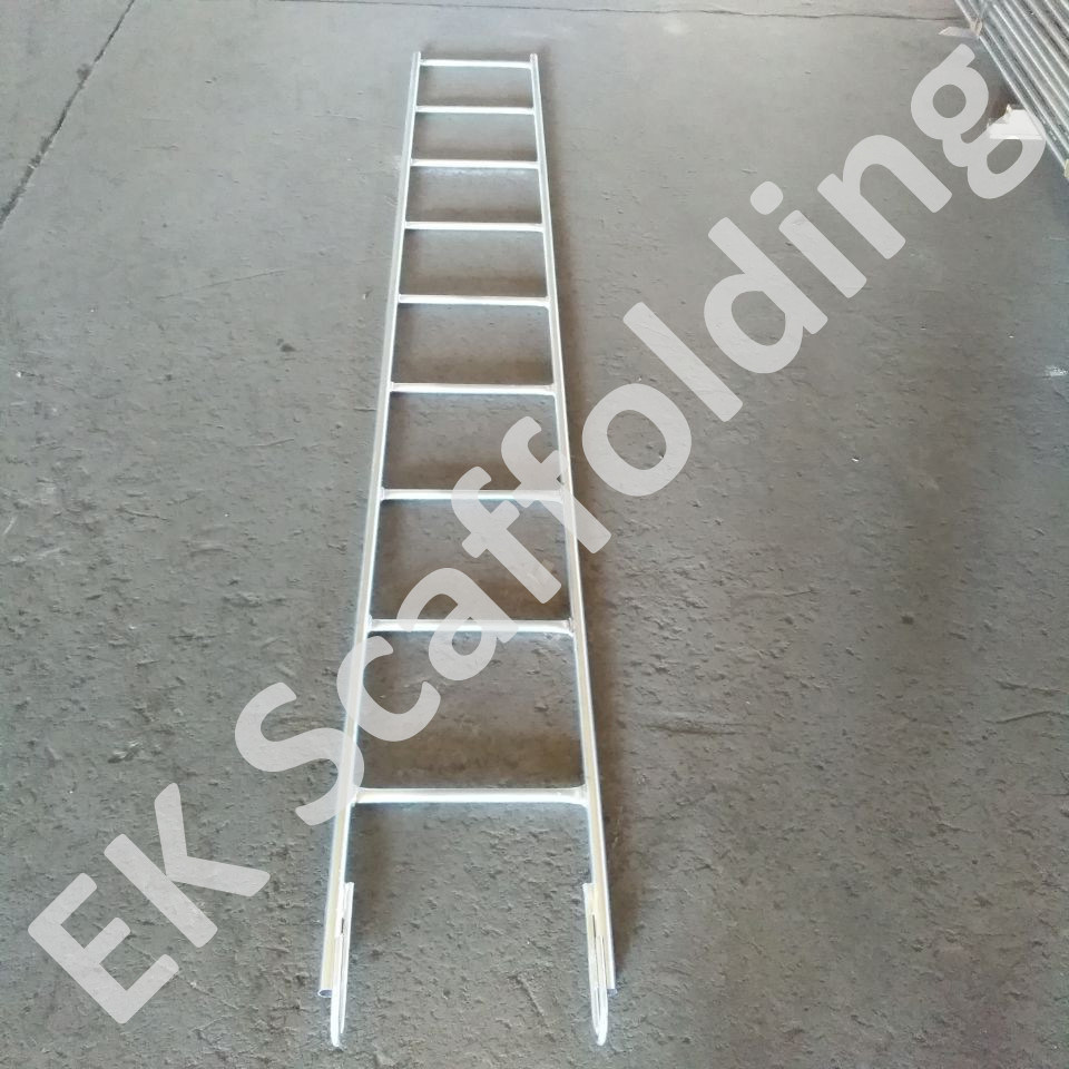 Galvanized Scaffolding Steel Straight Ladder with Welded Hook from ...