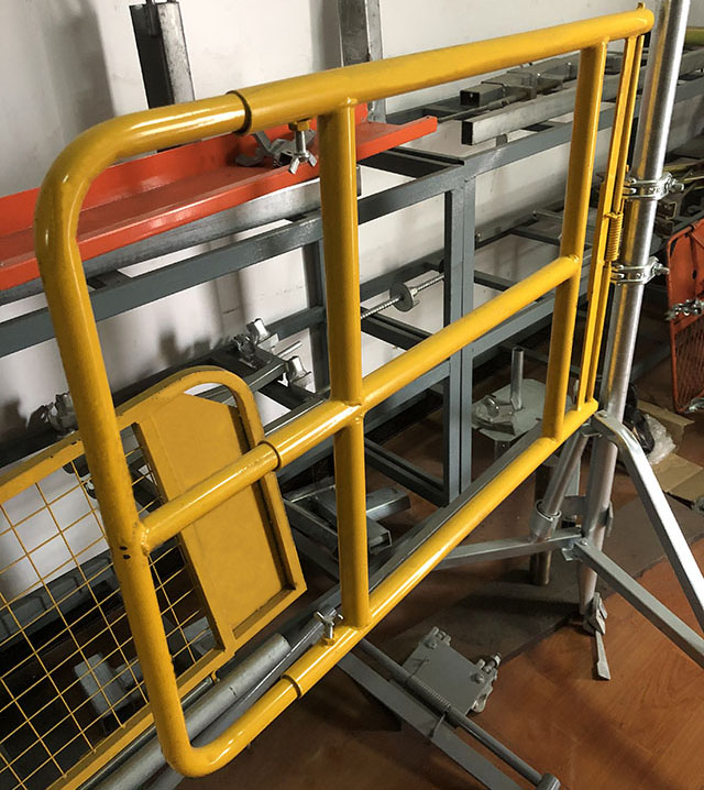 Yellow Ladder Access Scaffolding Tube Safety Gate from China ...
