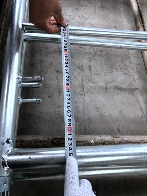 Hot Dip Galvanized HDG Spring Rivet Frame Scaffolding from China ...