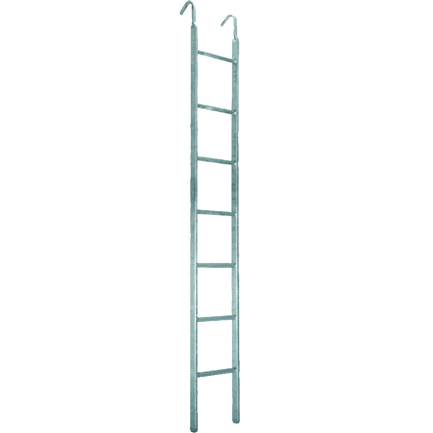 Galvanized Scaffolding Steel Straight Ladder with Welded Hook from ...